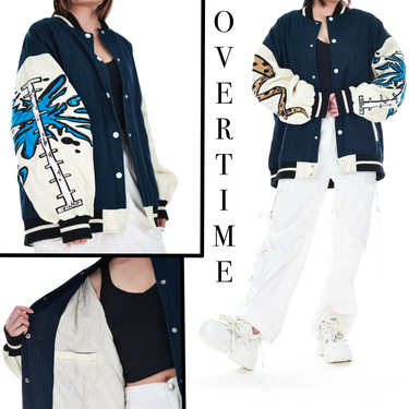Overtime Jacket Preorder | Subtle Japanese Jacket | Denim Varsity ...